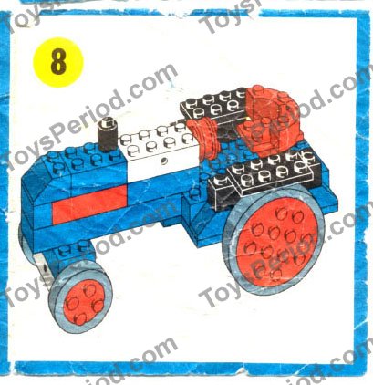 LEGO 316-2 Farm Tractor Instructions and Parts List