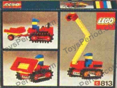 LEGO 813-2 Gear Bulldozer Set Instructions and Parts List