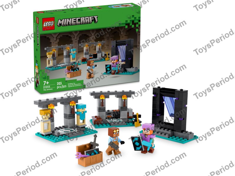 LEGO 21252 The Armory Set Parts List
