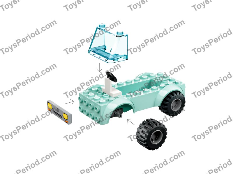 LEGO 60382 Vet Van Rescue Set Parts List