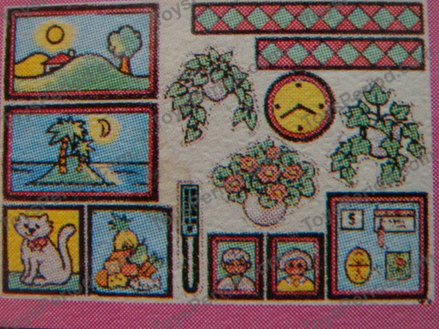 LEGO 2552 Family Home Bucket Set Parts List