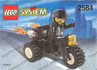LEGO 2584 Biker Bob Instructions and Parts List