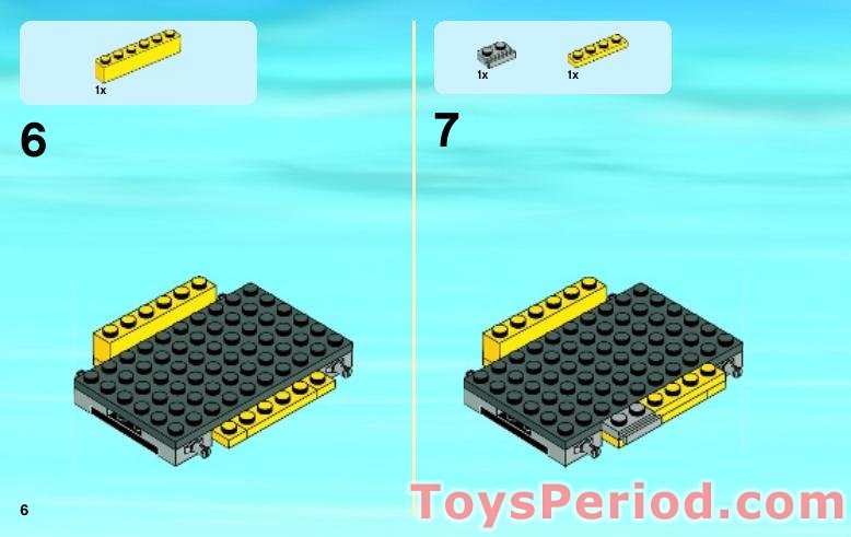 LEGO 60022 Cargo Terminal Instructions and Parts List