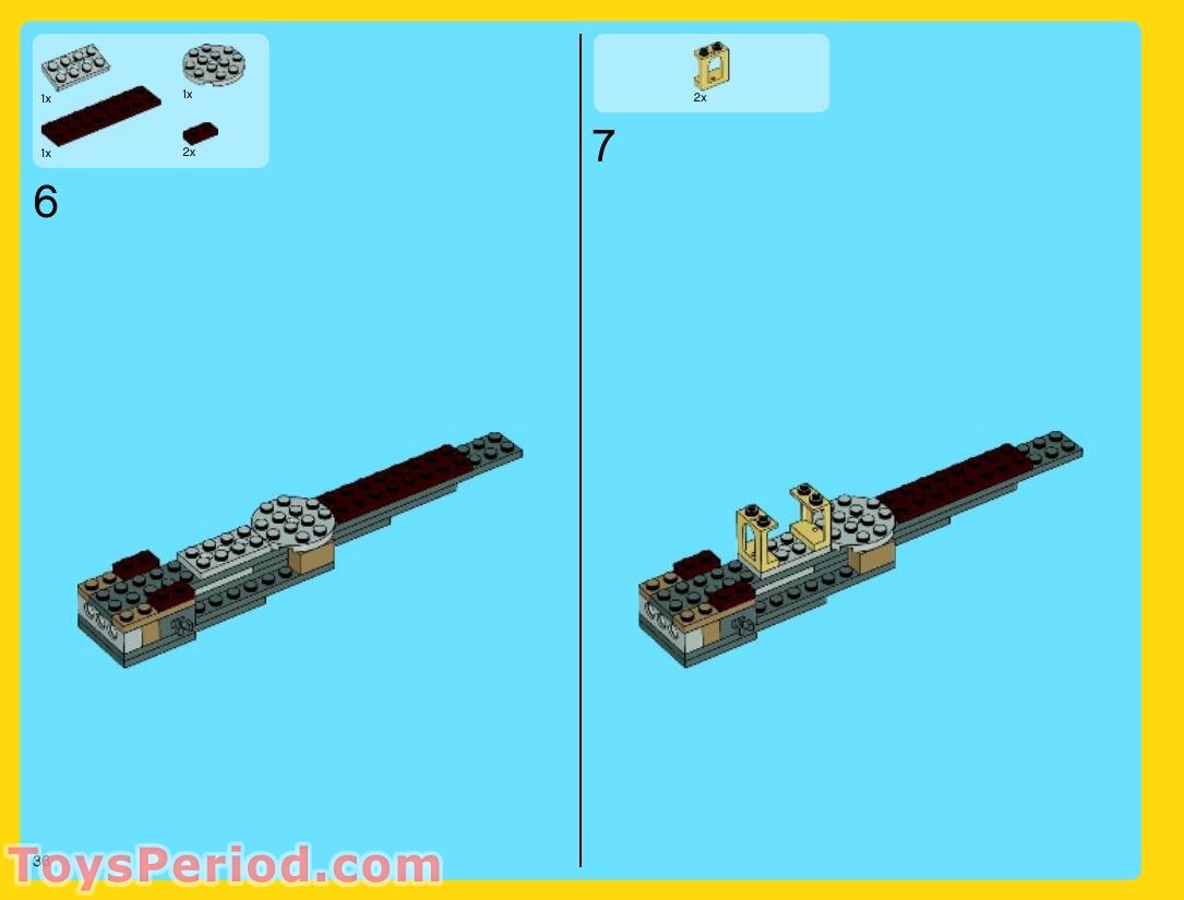 LEGO 10226 Sopwith Camel Instructions and Parts List