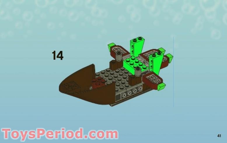 LEGO 3817 The Flying Dutchman Instructions and Parts List
