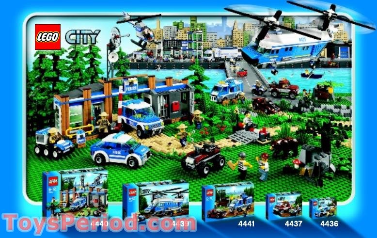 LEGO 4435 Car and Caravan Instructions and Parts List