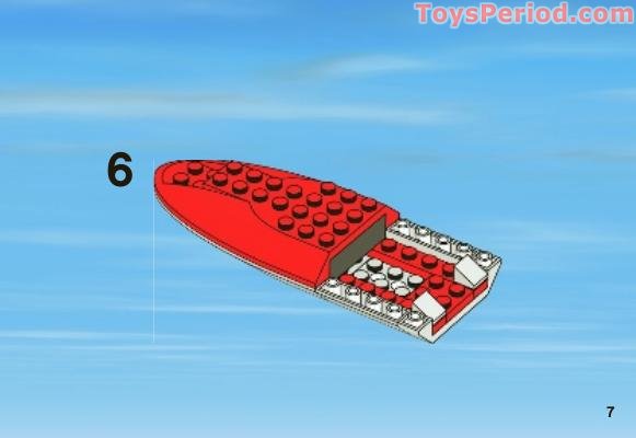 LEGO 4641 Speed Boat Instructions and Parts List