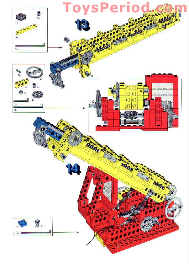 LEGO 955 Mobile Crane Set Parts Inventory and Instructions - LEGO ...