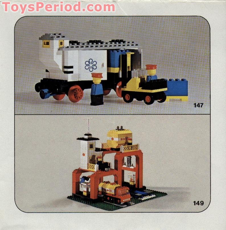 LEGO 183 Complete Train Set with Motor and Signal Instructions and ...