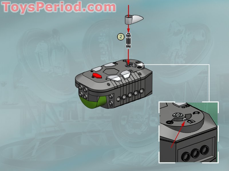 LEGO 3809 Technojaw T55 Instructions and Parts List