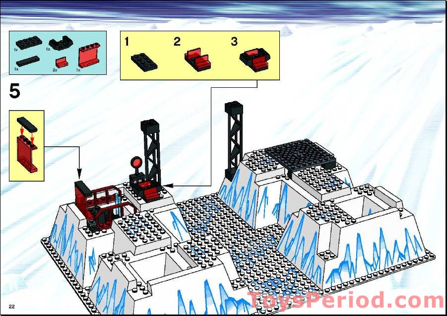 LEGO 4748 Ogel's Mountain Fortress Instructions and Parts List