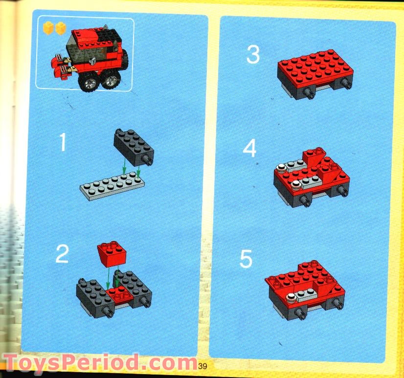 LEGO 4883 Gear Grinders Instructions and Parts List