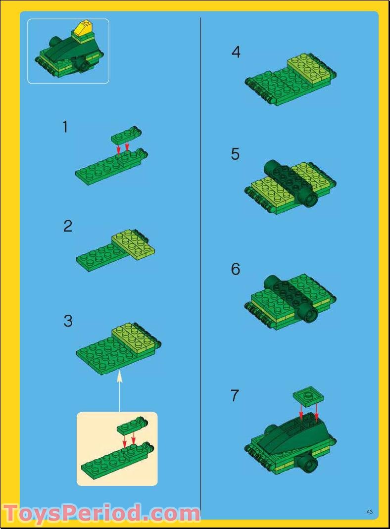 LEGO 4894 Mythical Creatures Instructions and Parts List