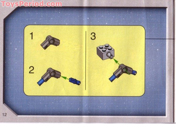 LEGO 4490 Mini Republic Gunship Instructions and Parts List