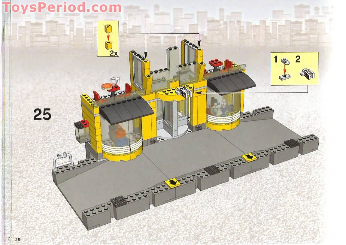 LEGO 4513 Grand Central Station Instructions and Parts List