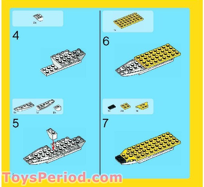 LEGO 6745 Propeller Power Instructions and Parts List