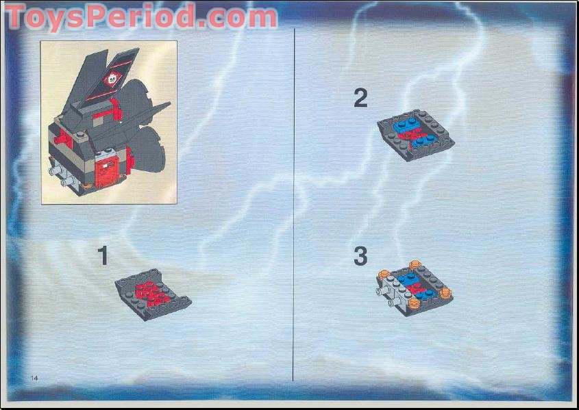 LEGO 6776 Ogel Control Center Instructions and Parts List
