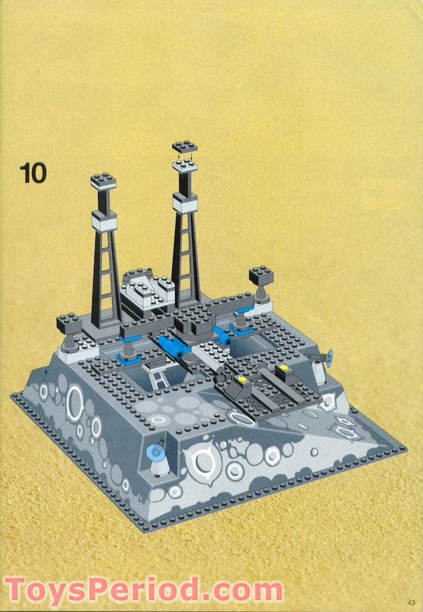 LEGO 6991 Monorail Transport Base Instructions and Parts List