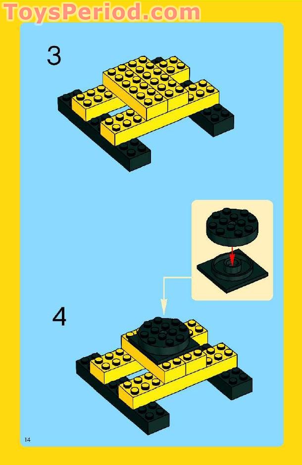 LEGO 6186 Build Your Own LEGO Harbor Instructions and Parts List