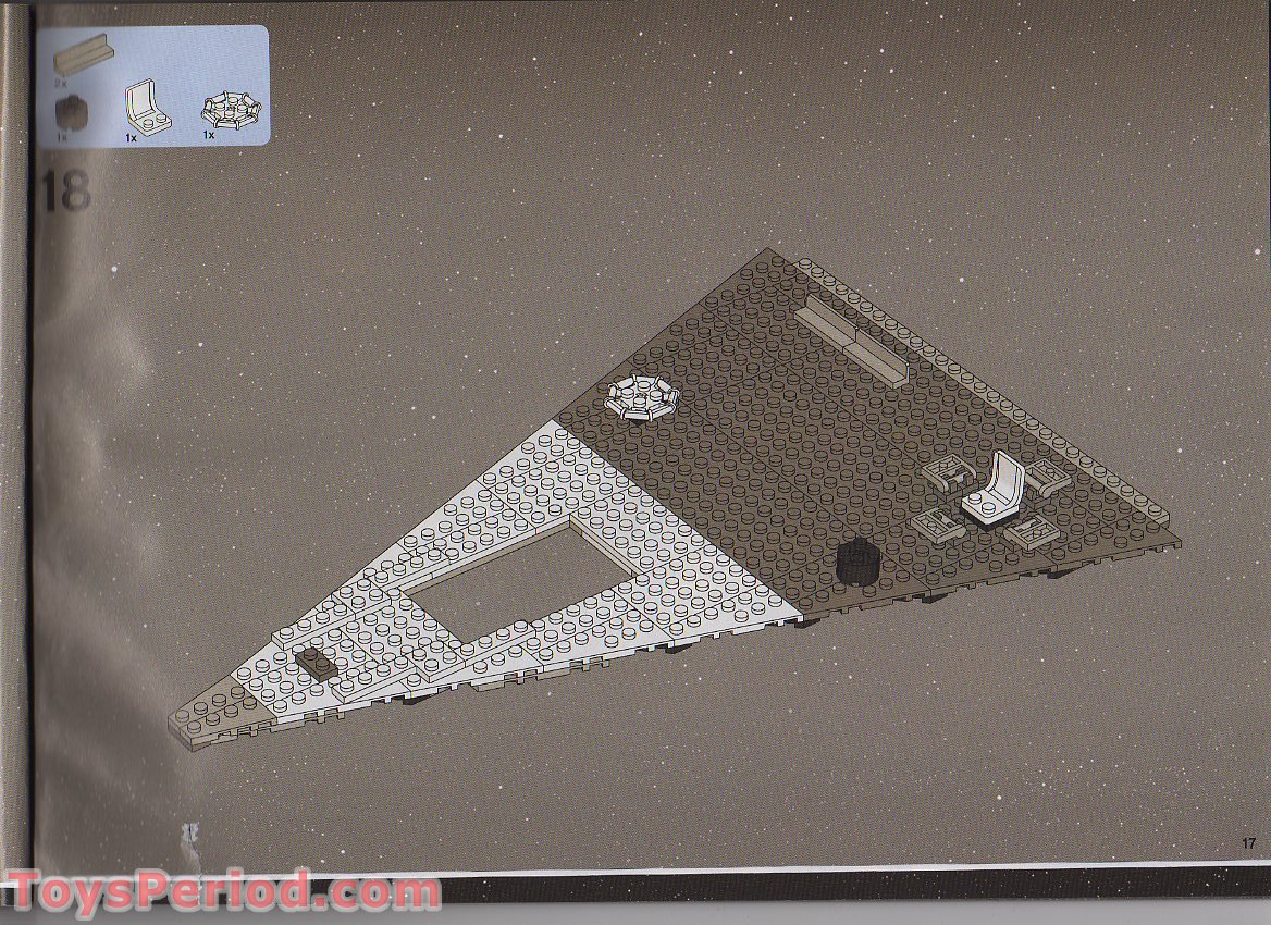 LEGO 6211 Imperial Star Destroyer Instructions and Parts List