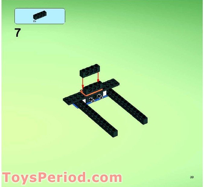 LEGO 7644 MX-81 Hypersonic Operations Aircraft Instructions and Parts List