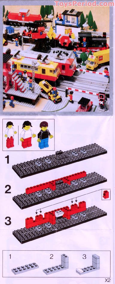 LEGO 7815 Sleeping Car Instructions and Parts List