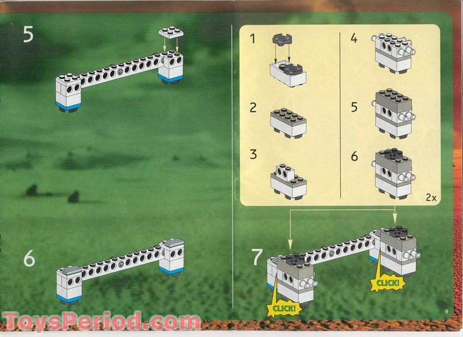 LEGO 7315 Solar Explorer Instructions and Parts List