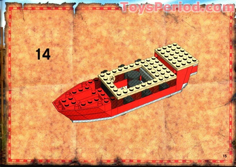 LEGO 7416 Emperor's Ship Instructions and Parts List