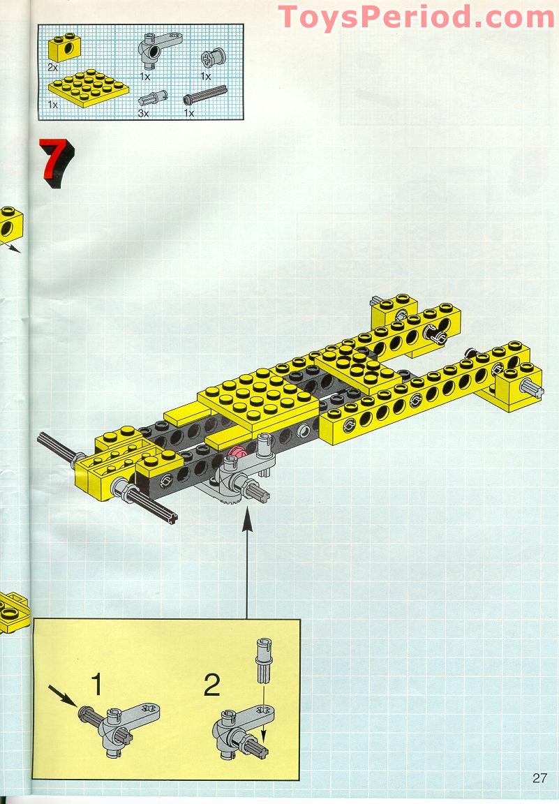 LEGO 8235 Front End Loader Set Parts Inventory and Instructions - LEGO ...