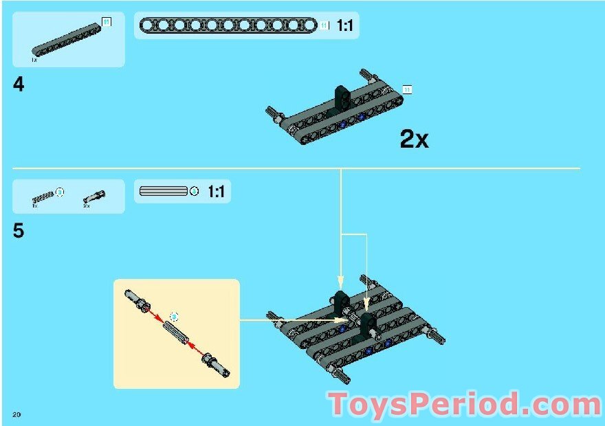 LEGO 8264 Hauler Instructions and Parts List