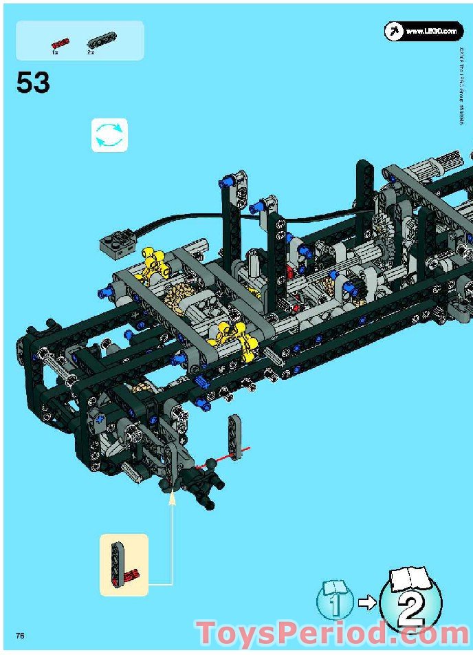 LEGO 8297 Off Roader Instructions and Parts List