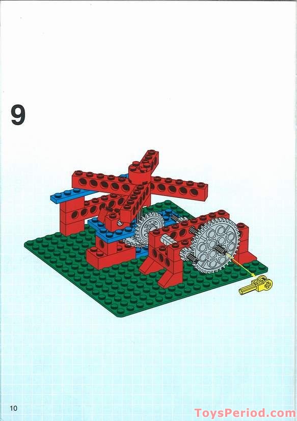 LEGO 9630 Nonmotorized Simple Machines Set Instructions and Parts List