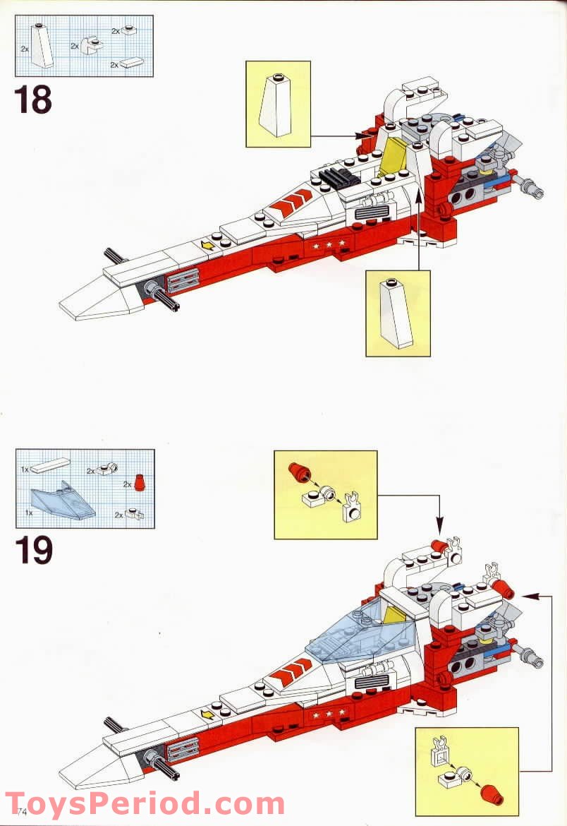 LEGO 5591 Mach II Red Bird Rig Instructions and Parts List
