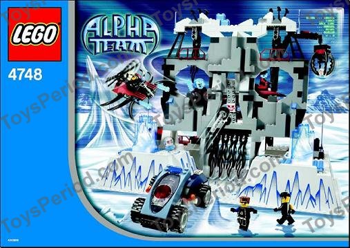 LEGO 4748 Ogel's Mountain Fortress Instructions and Parts List