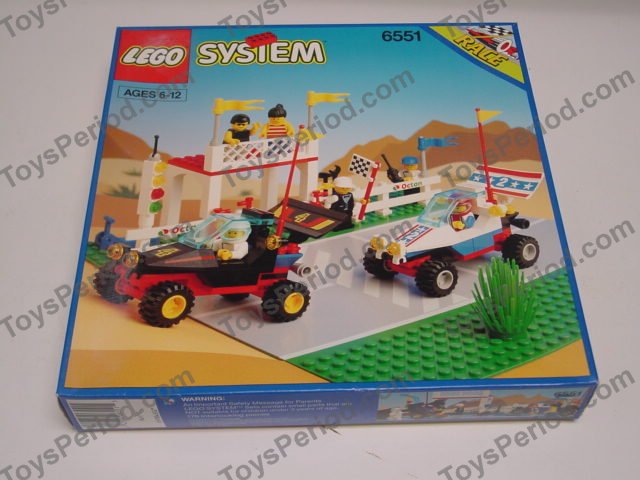 LEGO 6551 Checkered Flag 500 Instructions and Parts List