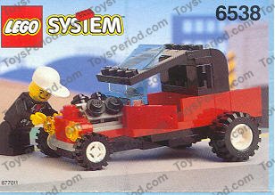 LEGO 6538 Rebel Roadster Instructions and Parts List
