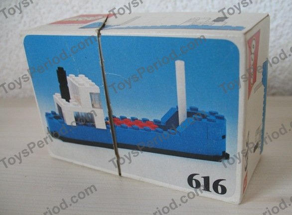 LEGO 616 Cargo Ship Instructions and Parts List