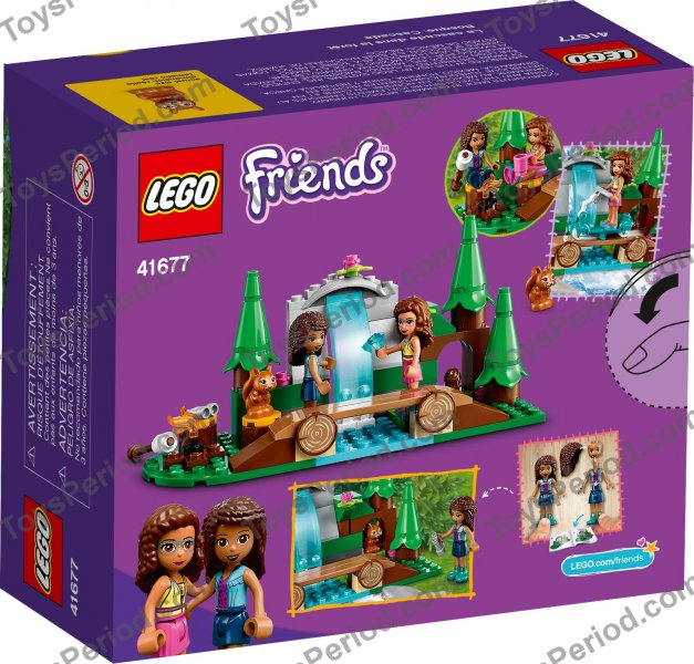 LEGO 41677 Forest Waterfall Set Parts List