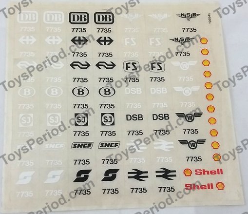 LEGO Sets with Part 7735stk01 Sticker Sheet for Set 7735 - Freight ...