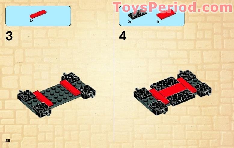LEGO 70401 Gold Getaway Instructions and Parts List