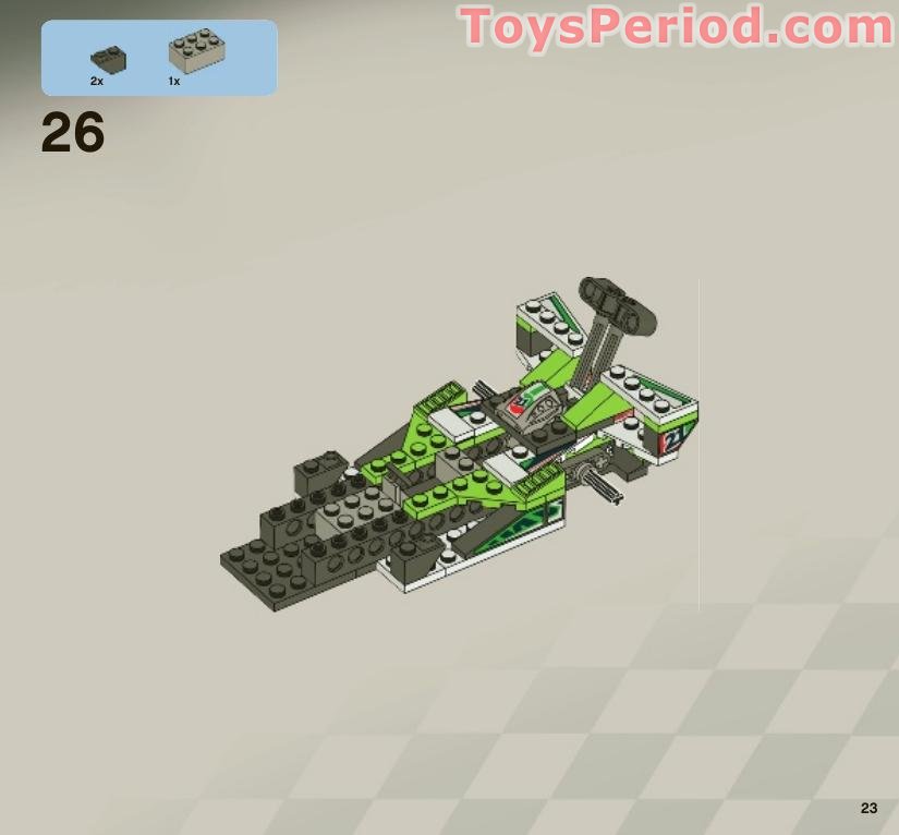 LEGO 8898 Wreckage Road Instructions and Parts List