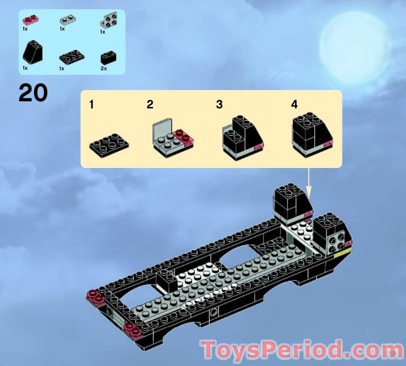 LEGO 9464 The Vampyre Hearse Instructions and Parts List
