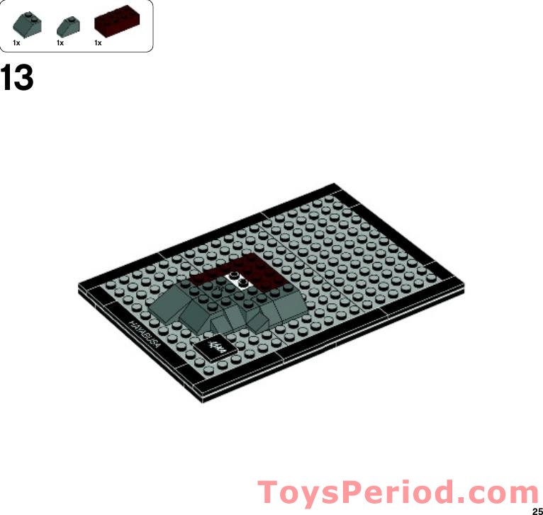 LEGO 21101 Hayabusa Instructions and Parts List