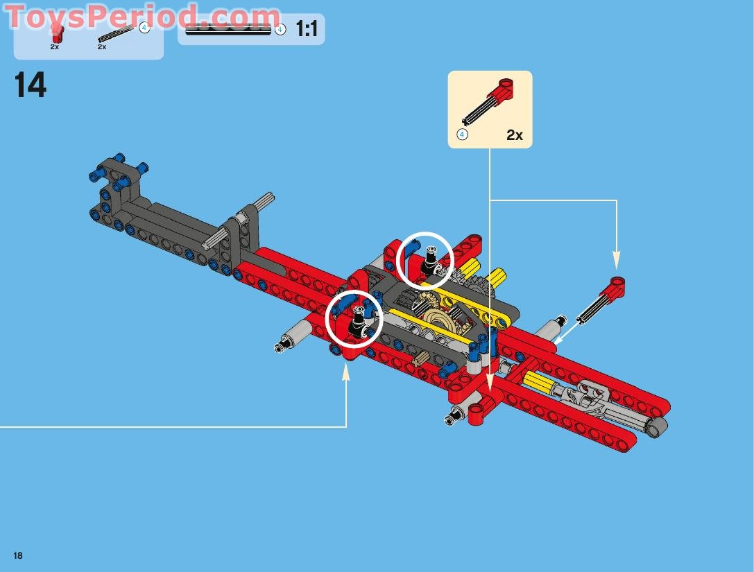 LEGO 42000 Grand Prix Racer Instructions and Parts List