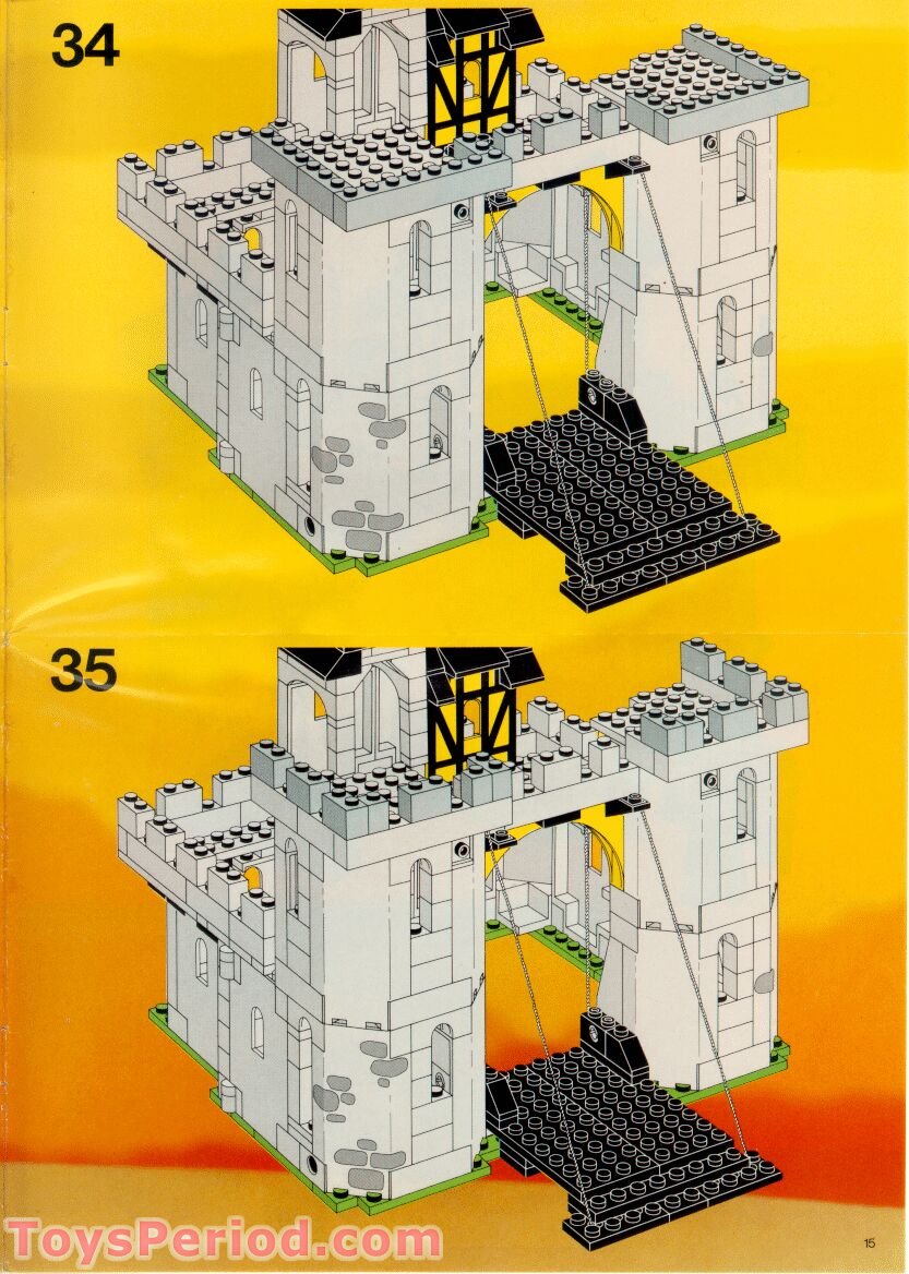LEGO 10039 Black Falcon's Fortress Instructions and Parts List