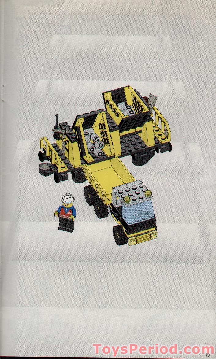 LEGO 2126 Train Cars Instructions and Parts List