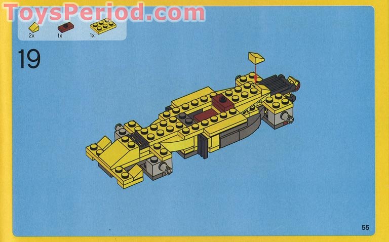 LEGO 4939 Cool Cars Instructions and Parts List