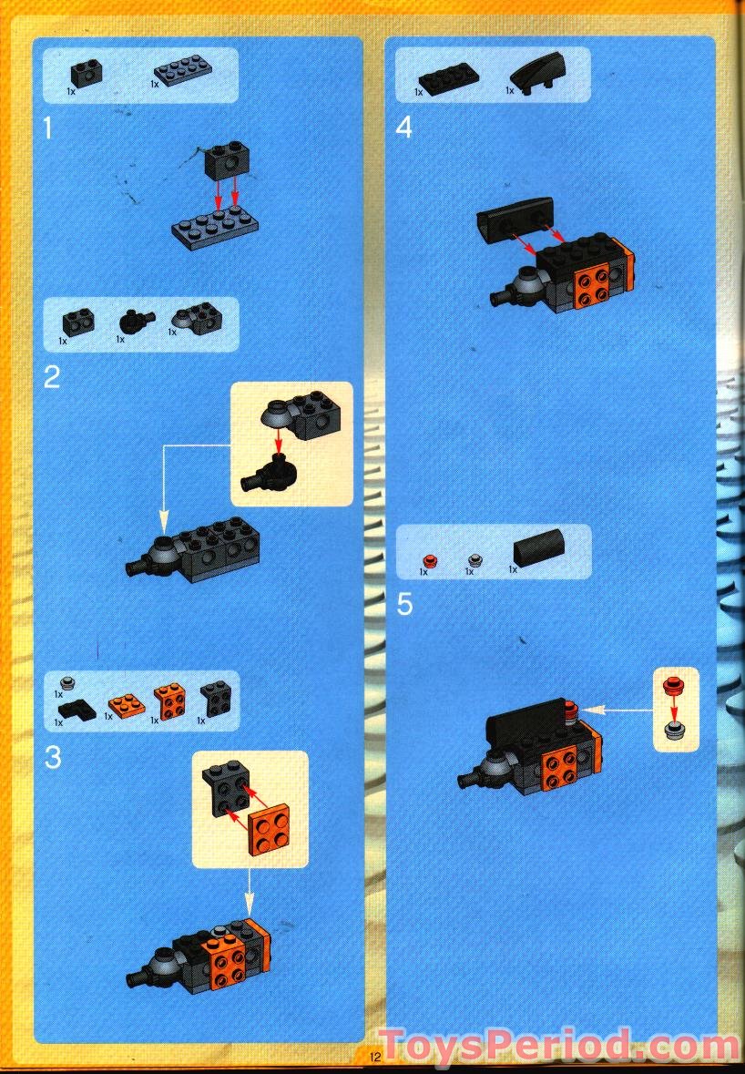 LEGO 4508 Titan Xp Instructions and Parts List