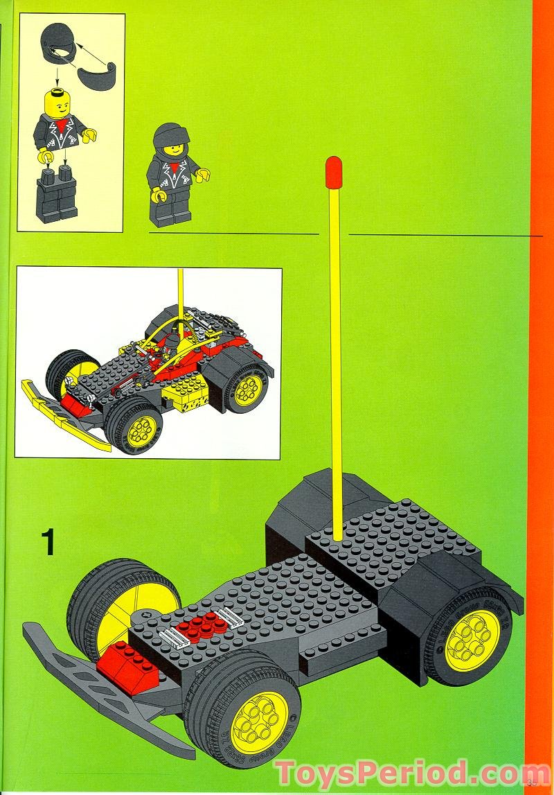 LEGO 5600 Radio Control Racer Instructions and Parts List