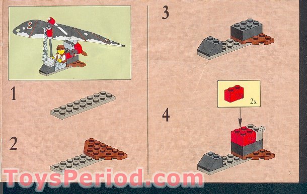 LEGO 5921 Research Glider Instructions and Parts List